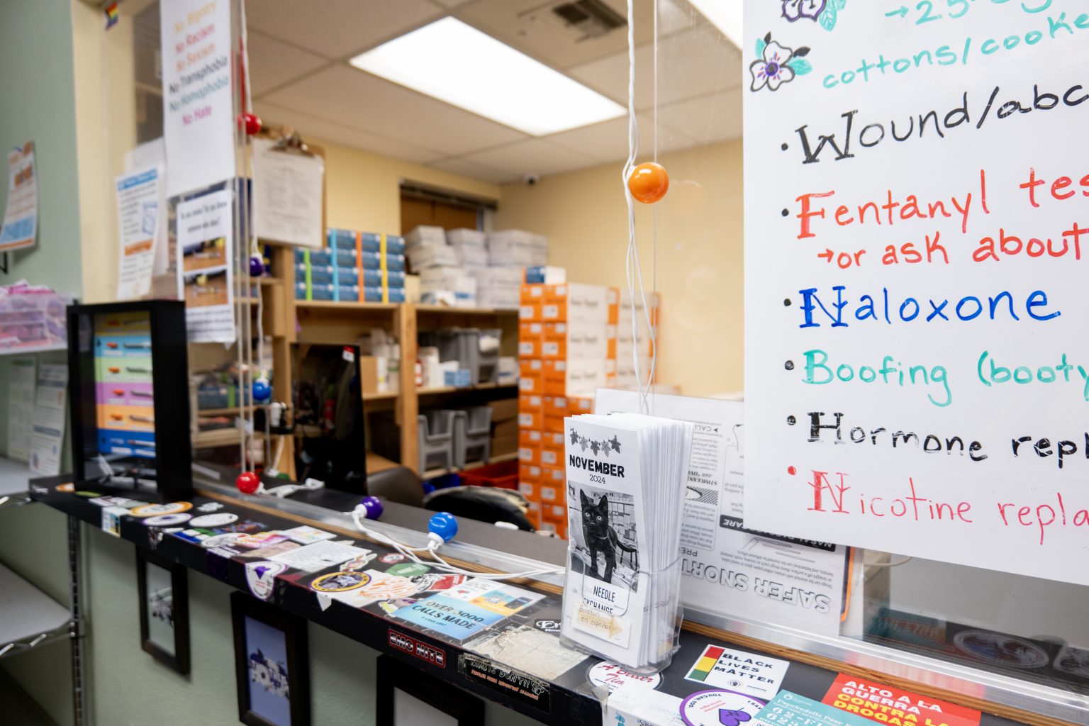 TNE006 Service window at a syringe services program – Empathy Lens